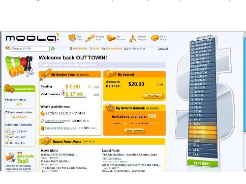 Whats your Moola.com balance? / myLot