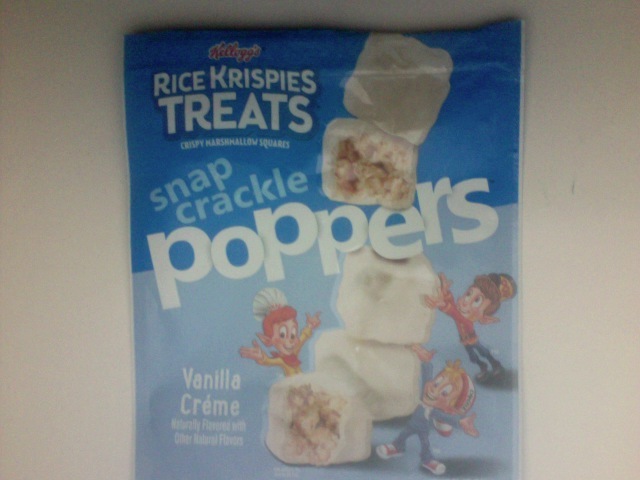Tasting Kellogg's Rice Krispies Treats Snap Crackle Poppers Vanilla ...