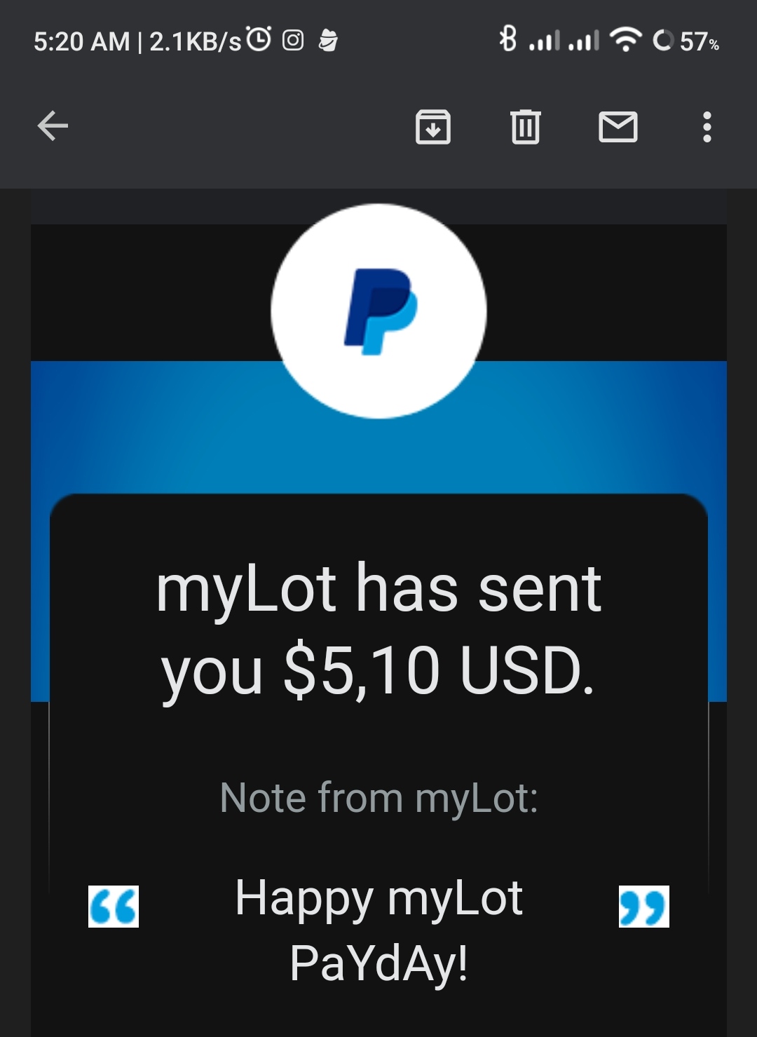 Happy Mylot Payday / myLot